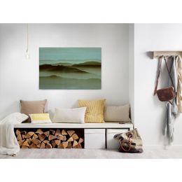 A.S. Création A.S. CRÉATION Leinwandbild »horizon« Kunst Landschaft 1 Stk. tlg. Keilrahmen Landschaft Berge Gebirge Nebel Leinwand-Bild Wohnzimmer Farbe...