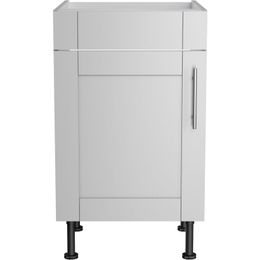 KOCHSTATION Sp&uuml;lenschrank &raquo;KS-Ahus&laquo; Breite 50 cm grau