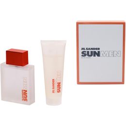 Jil Sander Duft-Set »Sun Men« mit warmen, würzigen Aromen in Herz- und Basisnote orange Damenduftpaket von von Jil Sander