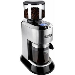 De'Longhi DE'LONGHI Kaffeemühle »Dedica KG521.M« 150 W Kegelmahlwerk 350 gBohnenbehälter inkl. Siebträgeradapter Aluminium
