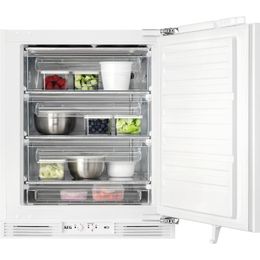 AEG Einbaugefrierschrank 6000 &raquo;OAB6I82EF&laquo; 81, 9 cm hoch 59, 6 cm breit SpaceSmart Combo: Optimale Lebensmittelk&uuml;hlung Wei&szlig; Frostmatic:...