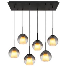 Globo LIGHTING Hängeleuchte »BARRY« E27 1 Stk. Hängelampe/Pendelleuchte/Esszimmer/Wohnzimmer/Esstisch schwarz
