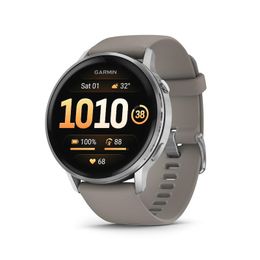 Garmin Smartwatch »Venu 4 45 mm« (3, 53 cm / 1, 4 ′′) Grau/Silber/Schwarz