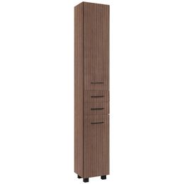 Welltime Hochschrank »Trento, verschiedene Ausführungen und Farben« Badmöbel, Seitenschrank Breite 30 cm, viel Stauraum, Made in Germany cannello...