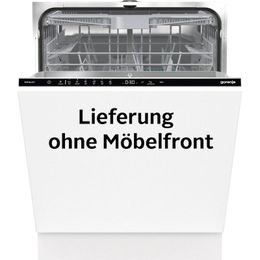 Gorenje vollintegrierbarer Geschirrspüler »GV 16 D« 11 l 16 Maßgedecke TotalDry autom. Türöffnung silberfarben 3 Sprüharme