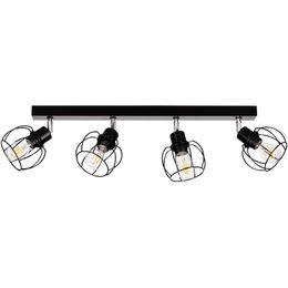 BRITOP LIGHTING Deckenleuchte »Phiphi« E27 1 Stk. Dekorative Leuchte aus Metall, passende LM E27 / exkl., Made in Europe schwarz