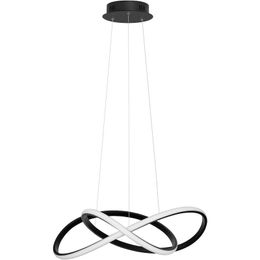 NOVA LUCE LED-H&auml;ngeleuchte &raquo;AMARA&laquo; LED-Modul 1 Stk. Warmwei&szlig; Schwarz