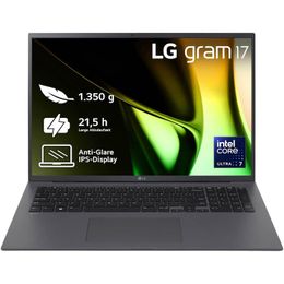 LG Business-Notebook »Gram 17" Ultralight Laptop, IPS-Display, 16 GB RAM, Windows 11 Home, « 43, 18 cm / 17 ′′ Intel Core Ultra 7 ARC 1.000 GB SSD...