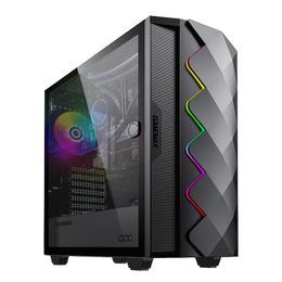 GAMEMAX Gaming-PC »Diamond BK 6947« DDR5, PCIe SSD Gen4, Windows 11 schwarz WLAN AC, ARGB-Beleuchtung Front, 1x PS/2, 1x USB3.2 Gen1 Type-C, 1x...