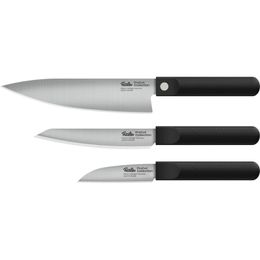 Fissler Messer-Set »ProcCut Collection« Made in Germany, handgeschliffen, 12C27M Spezialmesserstahl silberfarben, schwarz 0