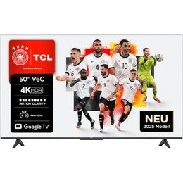 TCL LED-Fernseher »50V6CX1« 126 cm/50 Smart-TV 4K HDR, Multi-HDR, Dolby Vision, Game Master, Smart TV, Apple TV schwarz Smart TV: Google TV, Google...