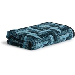 Möve MÖVE Handtücher »Tide« im Jacquard-Design deep lake-turquoise Obermaterial: 100% Baumwolle B/L: 50 cmx100 cm