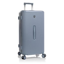 Heys Hartschalen-Trolley »Earth Tone Trunk L« 106 l 4 Rollen Trunk-Koffer Hartschalen-Koffer TSA-Schloss Volumenerweiterung Glacier Grey