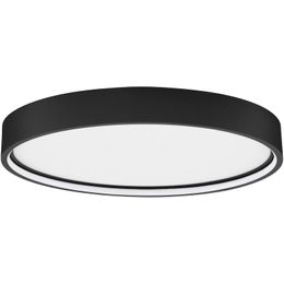 NOVA LUCE LED Deckenleuchte »OLAF« LED-Modul 1 Stk. Warmweiß Schwarz