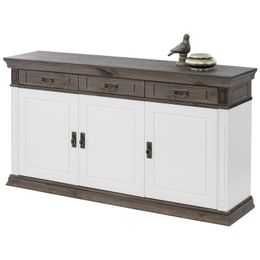 Home Affaire Sideboard »Vinales« Kommode, Breite 158 cm weiß