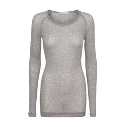 SEAMLESS BASIC Funktionstop &raquo;Top Elvira&laquo; Grey Melange onesize onesize Klassische und vielseitige Tops aus exklusiven Materialien