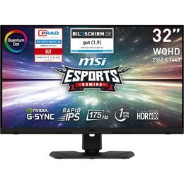 MSI Gaming-LED-Monitor &raquo;Optix MPG321QRFDE-QD&laquo; 81, 28 cm/32 &prime;&prime; 2560 x 1440 px WQHD 1 Reaktionszeit 175 Hz USB-C, h&ouml;henverstellbar, 3 Jahre...