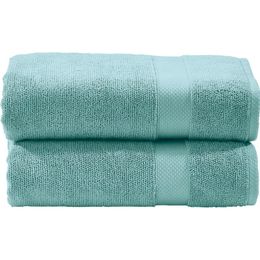 done. Handtuch Set &raquo;Deluxe&laquo; Hotelqualit&auml;t aus hochwertigem Zwirnfrottier blau Zwirnfrottee, Zwirnfrottee