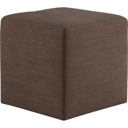 COTTA Hocker &raquo;Cuby&laquo; Sitzw&uuml;rfel, Cube, Sitzhocker braun 100% Polyester