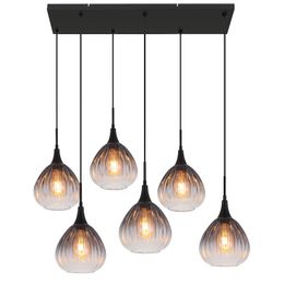 Globo LIGHTING Hängeleuchte »OLSEN« E27 1 Stk. Hängelampe/Pendelleuchte/Esszimmer/Wohnzimmer/Esstisch schwarz