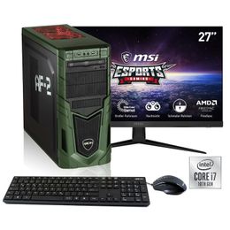 Hyrican Gaming-PC-Komplettsystem »Military SET02243« 27 ′′ Intel Core i7 GeForce RTX 3060 16 GB RAM 1.000 GB SSD Windows 11, inklusive 27" Monitor...