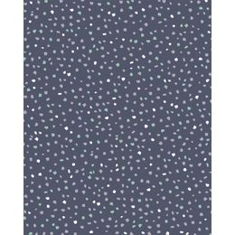 Komar Vliestapete &raquo;Digitaldruck Vlies - Dotty Dance - Gr&ouml;&szlig;e 200 x 250 cm&laquo; bedruckt glatt Wohnzimmer, Schlafzimmer blau Vlies