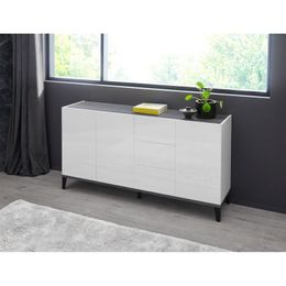 Inosign Sideboard »Sunrise« Breite 160 cm weißHG/schiefer