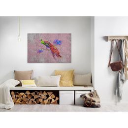 A.S. Création A.S. CRÉATION Leinwandbild »peacock« Kunst Tiere 1 Stk. tlg. Keilrahmen Bild Bunt Pfau Leinwand-Bild Wohnzimmer modern Wandbild Farbe Rahmen:...