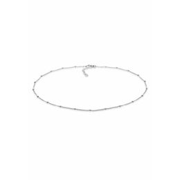 Elli Kette ohne Anhänger »Choker Kugelkette Basic Trend 925 Silber« Silber 36 Feine Kurze Choker Kugelkette für Damen