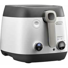 De'Longhi DE'LONGHI Fritteuse »FS6067« 1800 W Fassungsvermögen 2, 4 l Fassungsvermögen 1, 5 kg Weiß/Anthrazit
