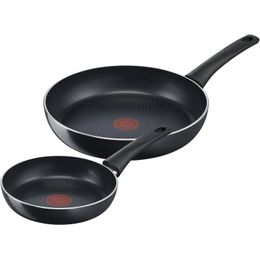 Tefal Pfannen-Set »Generous Cook« Aluminium Set, je 1 Pfanne Ø 20/28 cm, H: 4, 5/5 cm, 2 Stk. tlg. Antihaftversiegelung, Thermo-Signal, tief, alle...