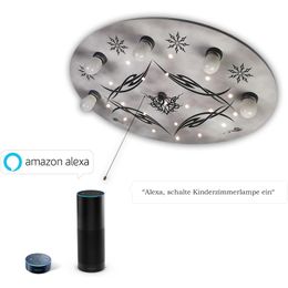 Niermann Deckenleuchte &raquo;Gothic&laquo; E14 1 Stk. Deckenleuchte Gothic 'Amazon Alexa kompatibel' bunt