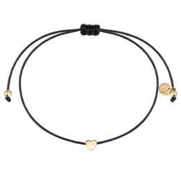 Glanzst&uuml;cke M&uuml;nchen GLANZST&Uuml;CKE M&Uuml;NCHEN Armband &raquo;A1283&laquo; aus Sterling Silber gelbgold none Modernes Damen-Armband mit Herz-Symbol