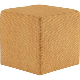COTTA Hocker &raquo;Cuby&laquo; Sitzw&uuml;rfel, Cube, Sitzhocker gelb 96% POLYESTER (PES) / 4% POLYAMID (PA)