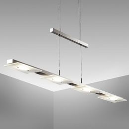 B.K.LICHT Pendelleuchte »BK_PL1126 LED Pendellampe, Höhenverstellbar, Echtglas, 18W« LED-Modul 1 Stk. Warmweiß 1.600Lm, 3.000K Warmweißes Licht,...