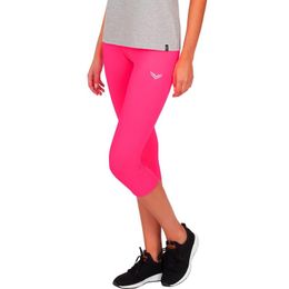 TRIGEMA Leggings »Capri-Leggings« power-pink XL - US-Größen US-Größen XL Elastische Microfaser aus TREVIRA BIOACTIVE