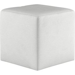 COTTA Hocker &raquo;Cuby&laquo; Sitzw&uuml;rfel, Cube, Sitzhocker wei&szlig; 64% POLYURETHAN (PU) / 25% POLYESTER (PES) / 11% BAUMWOLLE (CO)