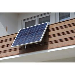 Sunset Balkonkraftwerk »SUNpay 300plus, SUNKIT 300 Watt« Platzsparendes Solarmodul von deutschem Modulhersteller blau Auch zum Laden von E-Bikes...