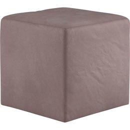 COTTA Hocker &raquo;Cuby&laquo; Sitzw&uuml;rfel, Cube, Sitzhocker grau 100% Polyester