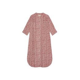 MOSHI MOSHI MIND Shirtkleid »Shirt dress laurella« beige-rose flower M/L M/L Schlicht und elegant