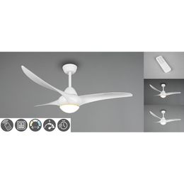 REALITY LEUCHTEN LED Deckenleuchte »Alesund Deckenventilator« LED-Board 1 Stk. Warmweiß Deckenlampe, Ventilator, Fernbedienung, Ventilator getrennt...