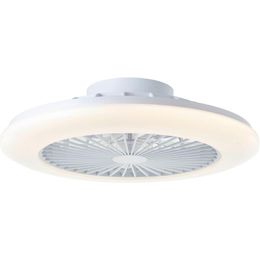 Brilliant LED Deckenleuchte »Salerno« 1 Stk. RGB warmweiß - kaltweiß LED Leuchte, Ventilator, digitales RGB, 49 cm, 4700 lm, 3000-6500 K weiß