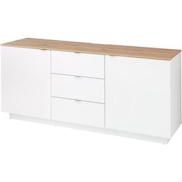 Innostyle TV-Schrank »Core, TV-Sideboard Stellmaß B/H/T 180x77x44 cm« 1 Stk. tlg. TV-Sideboard mit 2 Holztüren und 3 Schubkästen weiß MODERN - Das...