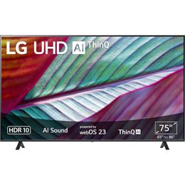 LG LCD-LED Fernseher »75UR78006LK« 189 cm/75 Smart-TV UHD, α5 Gen6 4K AI-Prozessor, HDR10, AI Sound, AI Brightness Control schwarz Intelligenter α5...