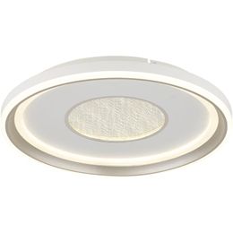 Globo LIGHTING LED Deckenleuchte »EILA« LED-Modul 1 Stk. Deckenlampe/rund/Wohnzimmer/Schlafzimmer/modern weiß
