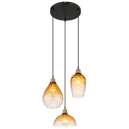 Globo LIGHTING Hängeleuchte »SALVY« E27 1 Stk. Hängelampe/Pendelleuchte/Esszimmer/Wohnzimmer/Esstisch schwarz
