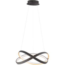 NOVA LUCE LED-H&auml;ngeleuchte &raquo;ODREY&laquo; LED-Modul 1 Stk. Warmwei&szlig; Schwarz; Gold