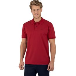TRIGEMA Poloshirt »Polo-Shirt 100% Biobaumwolle« 1 Stk. tlg. rubin M M Klassische Schnittform