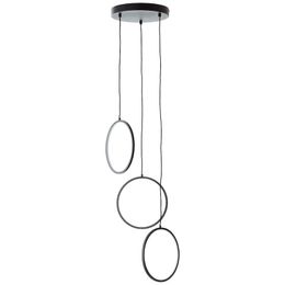 Brilliant LED Pendelleuchte »Chaumont« Warmweiß Höhe 150 cm, Ausl. 45 cm, 3100 lm, Aluminium, schwarz schwarz