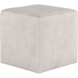 COTTA Hocker &raquo;Cuby&laquo; Sitzw&uuml;rfel, Cube, Sitzhocker wei&szlig; 100% Polyester